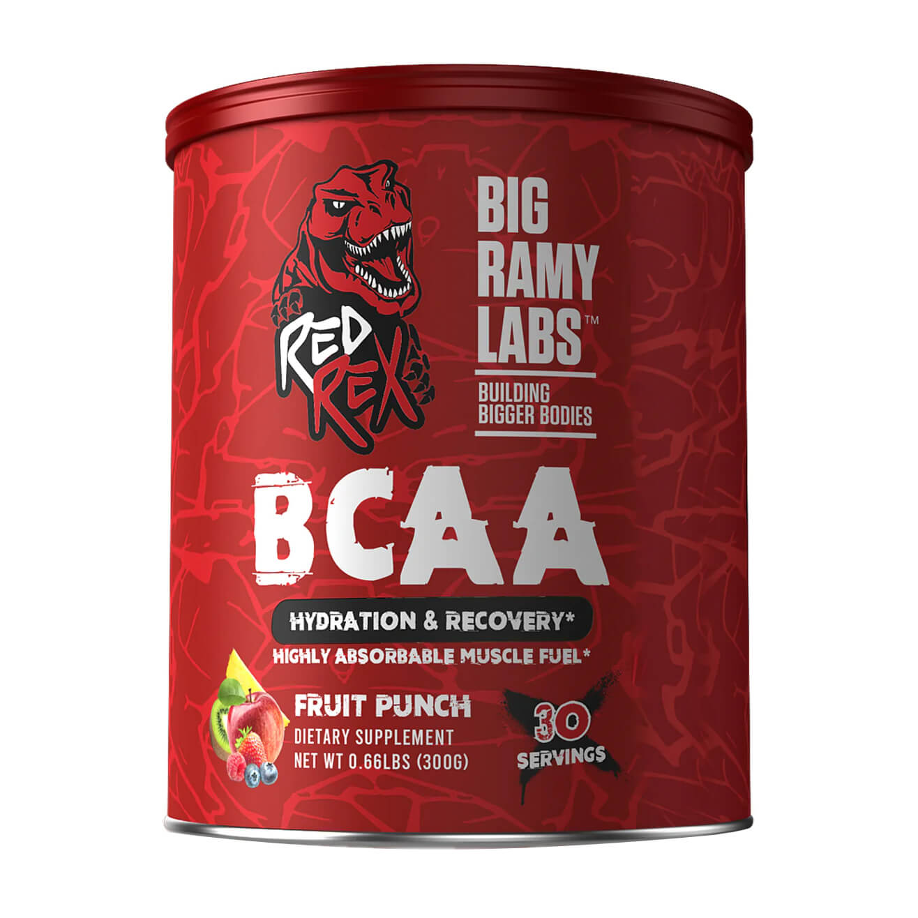 Big Ramy Labs Red Rex Bcaa 2:1:1-30Serv.-300G.-Fruit Punch | Maxmuscle Elite